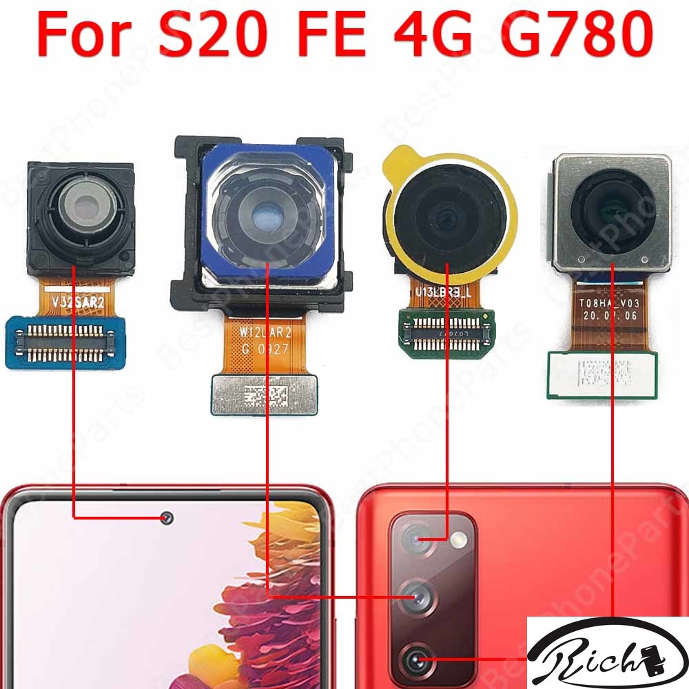 Original Front Back Camera For Samsung Galaxy S20 FE 4G Lite G780 Rear ...