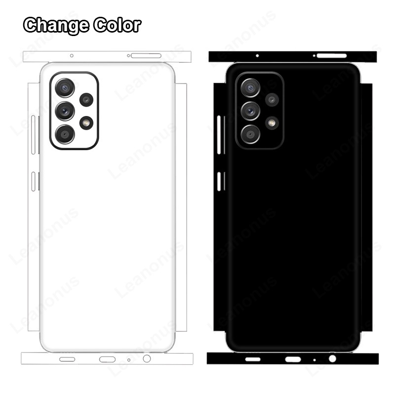 Plain Color Skin for Samsung Galaxy A54 A55 A52s A52 A56 5G Back Screen ...