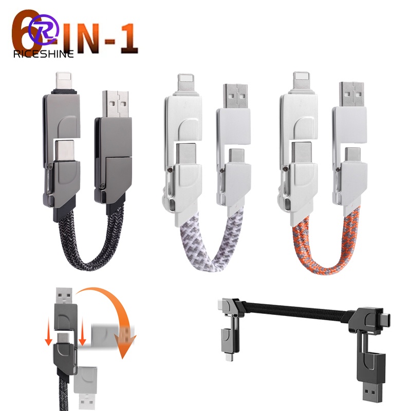 Portable Multifunctional USB Type-C Interface 6 In 1 Mobile Phone ...