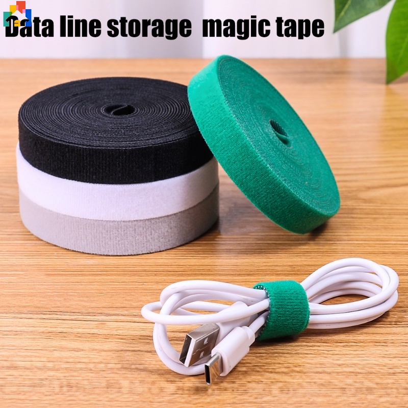 3/5M Multipurpose Croppable Nylon Data Cable Management Ties with Magic ...