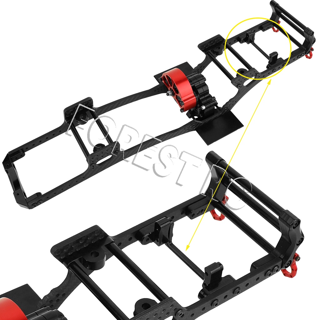 Lower Center Of Gravity LCG Chassis Servo Mount Beam Bracket for 1/10 ...