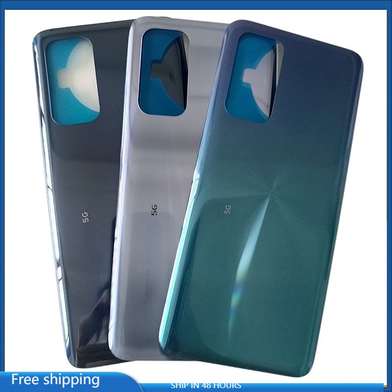 For Xiaomi Mi 10T Pro 5G Glass Back Battery Cover Door Panel Housing ...