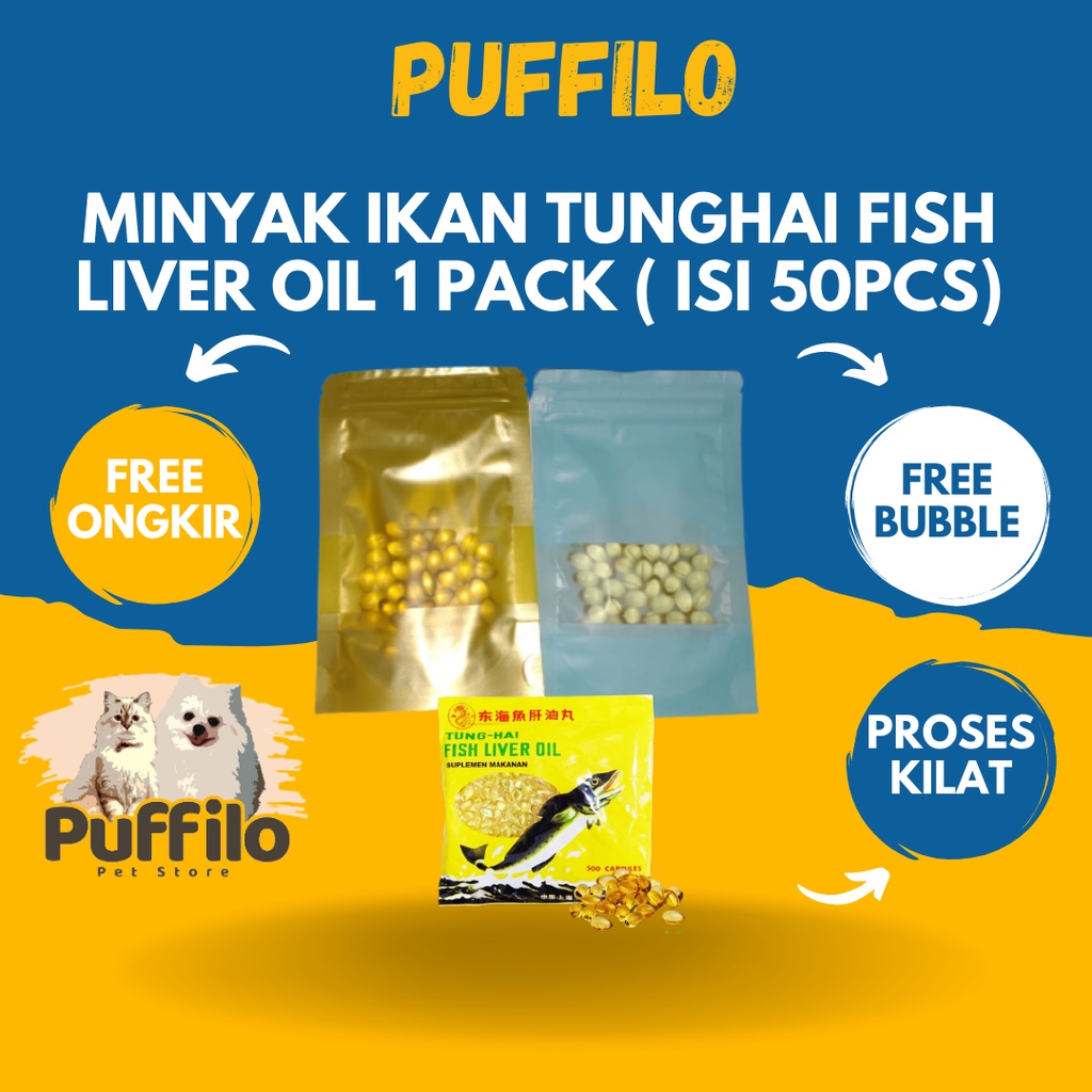 Tunghai Fish Oil Fish Liver Oil 1 Pack contains 50 pcs | Shopee Philippines