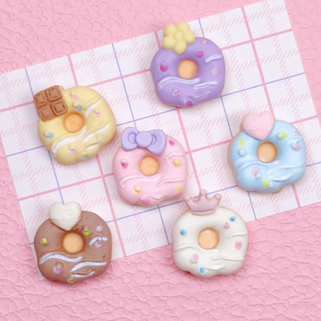 Cartoon Dunkin Donut Jibbitz for Kids Dessert Jibits Croc Donut Food ...