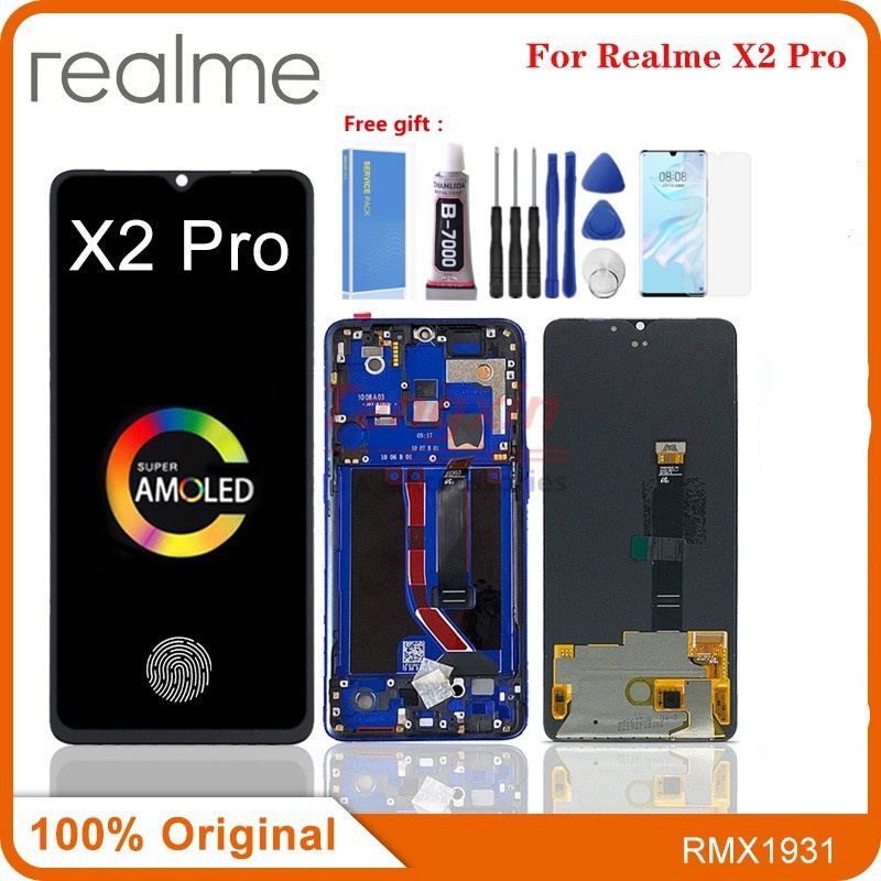 6.5";Original AMOLED For OPPO Realme X2 Pro RMX1931 LCD Display Touch ...