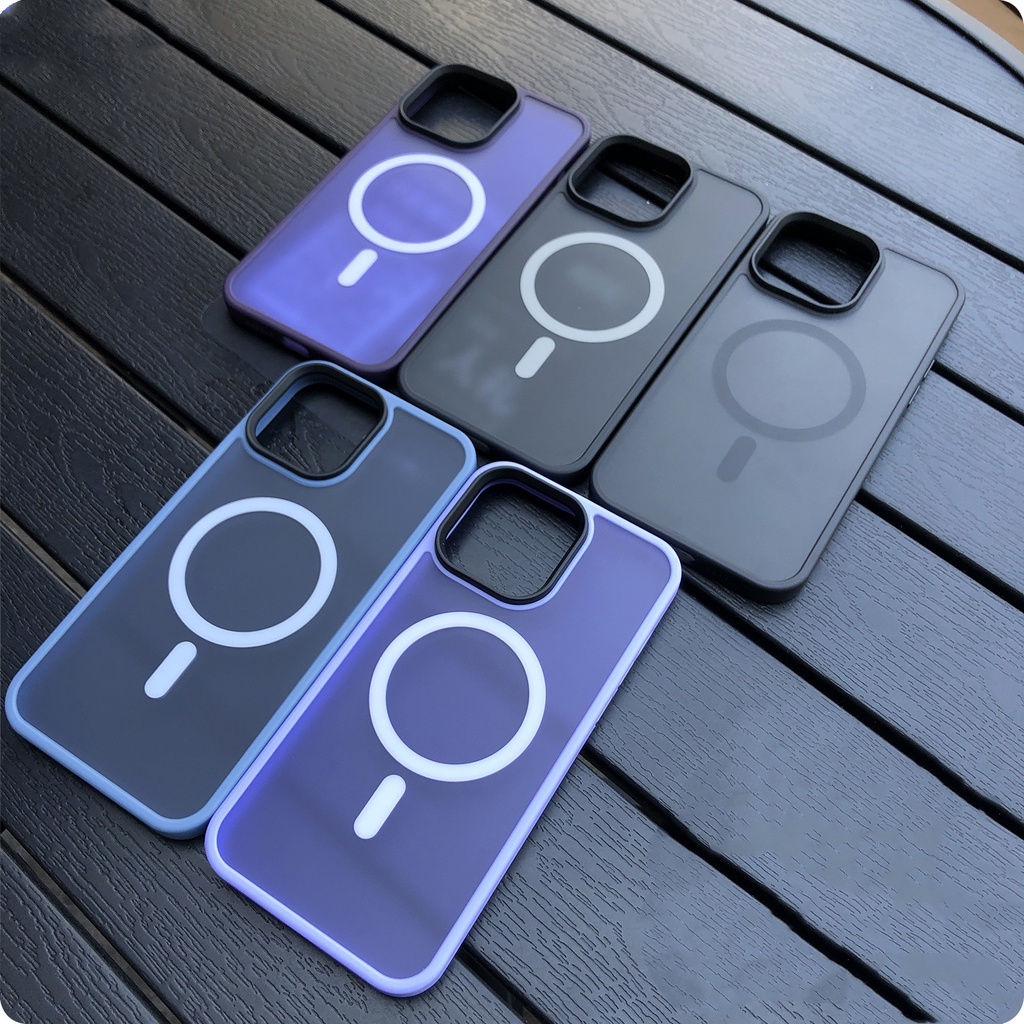 Matte Casing for IPhone 13 Pro Max Phone Case Skin Feel Megsafe ...