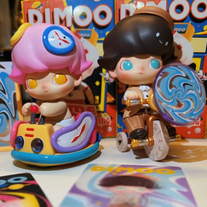 【Genuine】POPMART Dimoo Time Roaming Series Set 12 Designs Hidden Figure ...