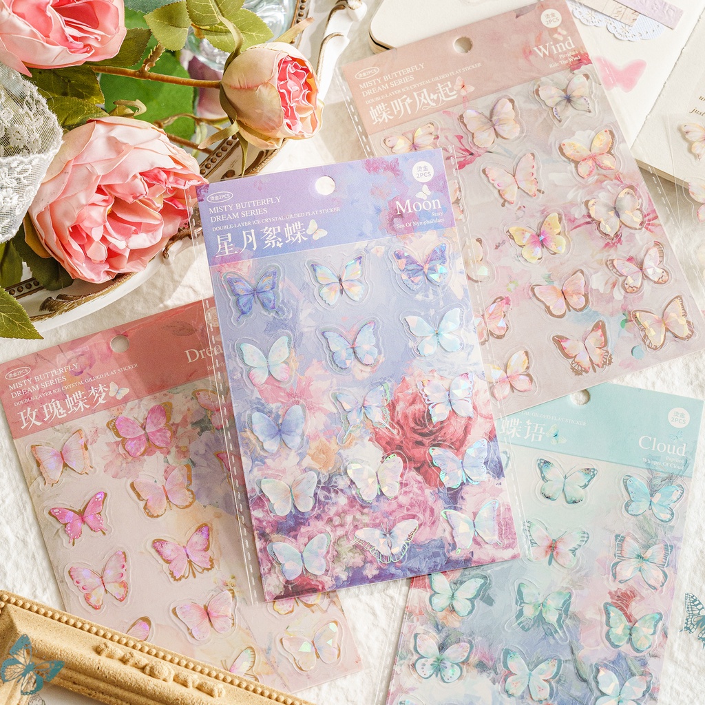 ENWEI 2 Sheets [Misty Butterfly Dream Series] Aesthetics Journal ...