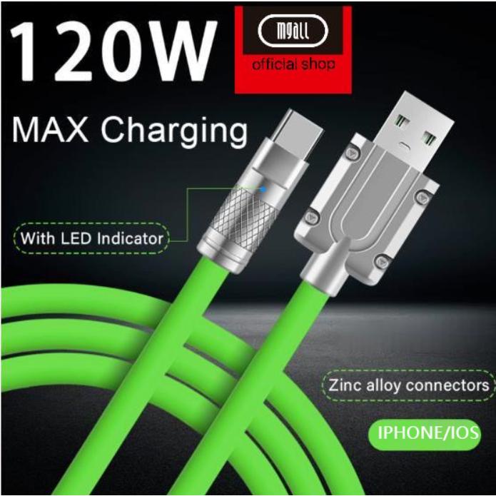 MGall Super Fast Micro Type C iOS Usb Super Fast Charging Cable Liquid ...