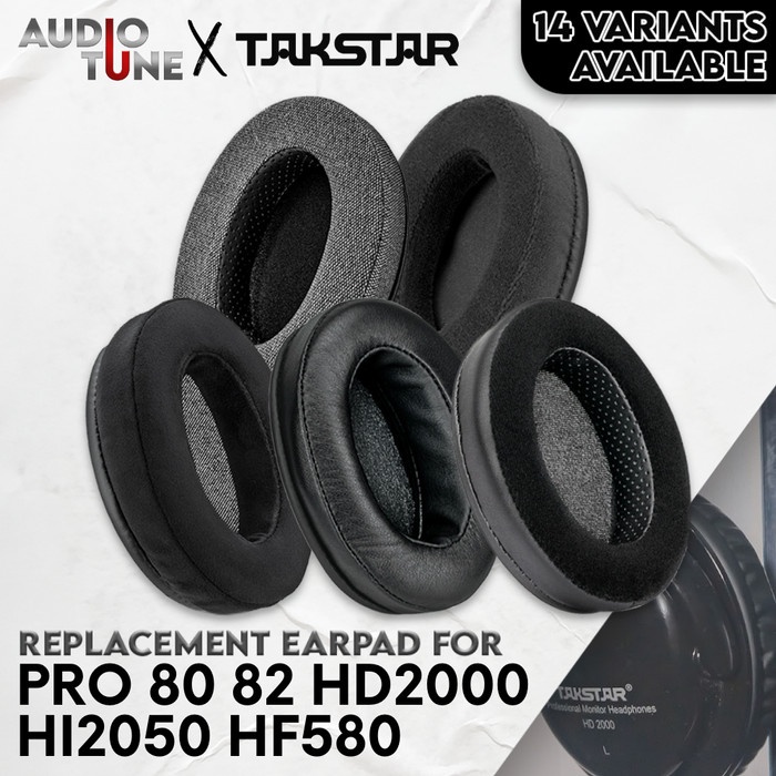 Ear Cushion Pad Earcup Takstar Pro 80 82 HD2000 HI2050 HF580 Foam ...