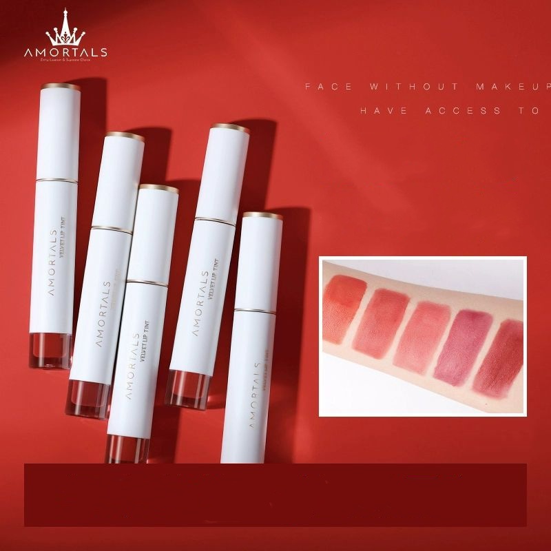 AMORTALS Lip Glaze Women's Matte Velvet Matte Mirror Watery Lip Gloss ...
