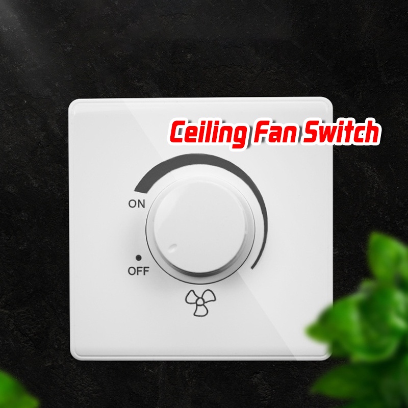 86 Type Ceiling Fan Controller Switch Ceiling Fan Stepless Speed ...