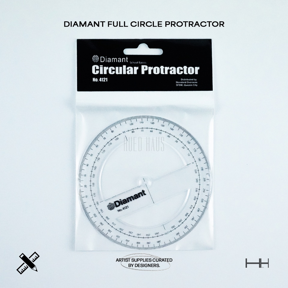 Diamant Full Circle Protractor, 360 degree | Shopee Philippines