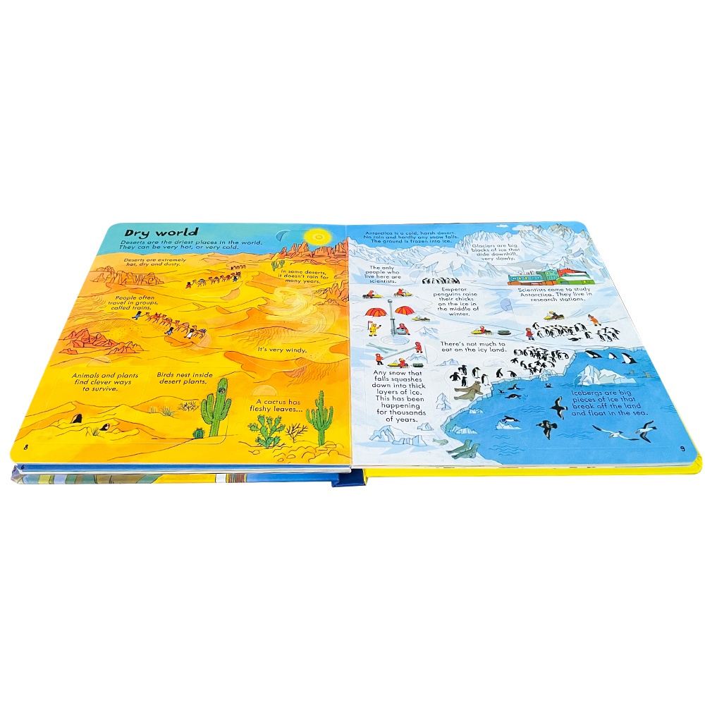 Usborne Look Inside Our World Educational 3D Board Books for Children ...