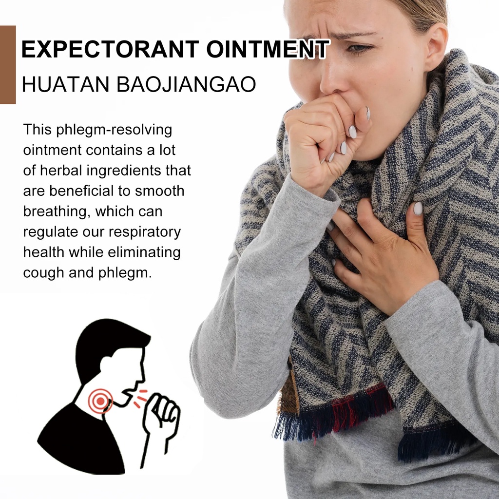 Stop Coughing Ointment Cold Asthma Treatment Sore Throat Pain Itching ...