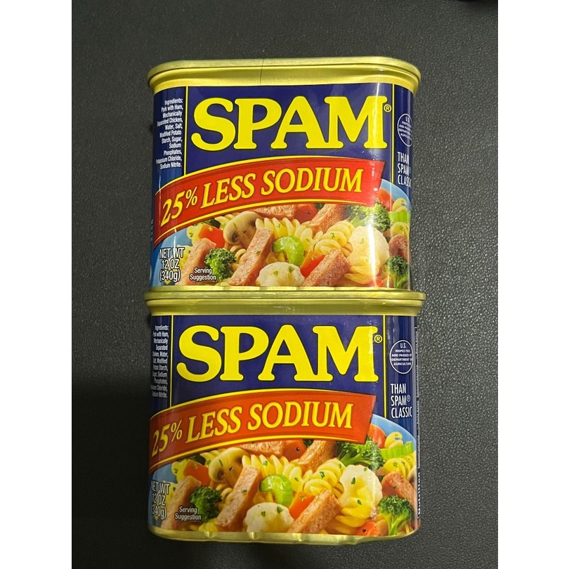 Spam Luncheon Meat 25% Less Sodium 340g (SOLD PER PIECE) | Shopee Philippines