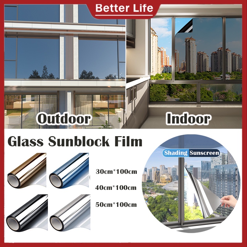 30/40/50cm Glass Thermal Insulation Film Unidirectional Perspective ...