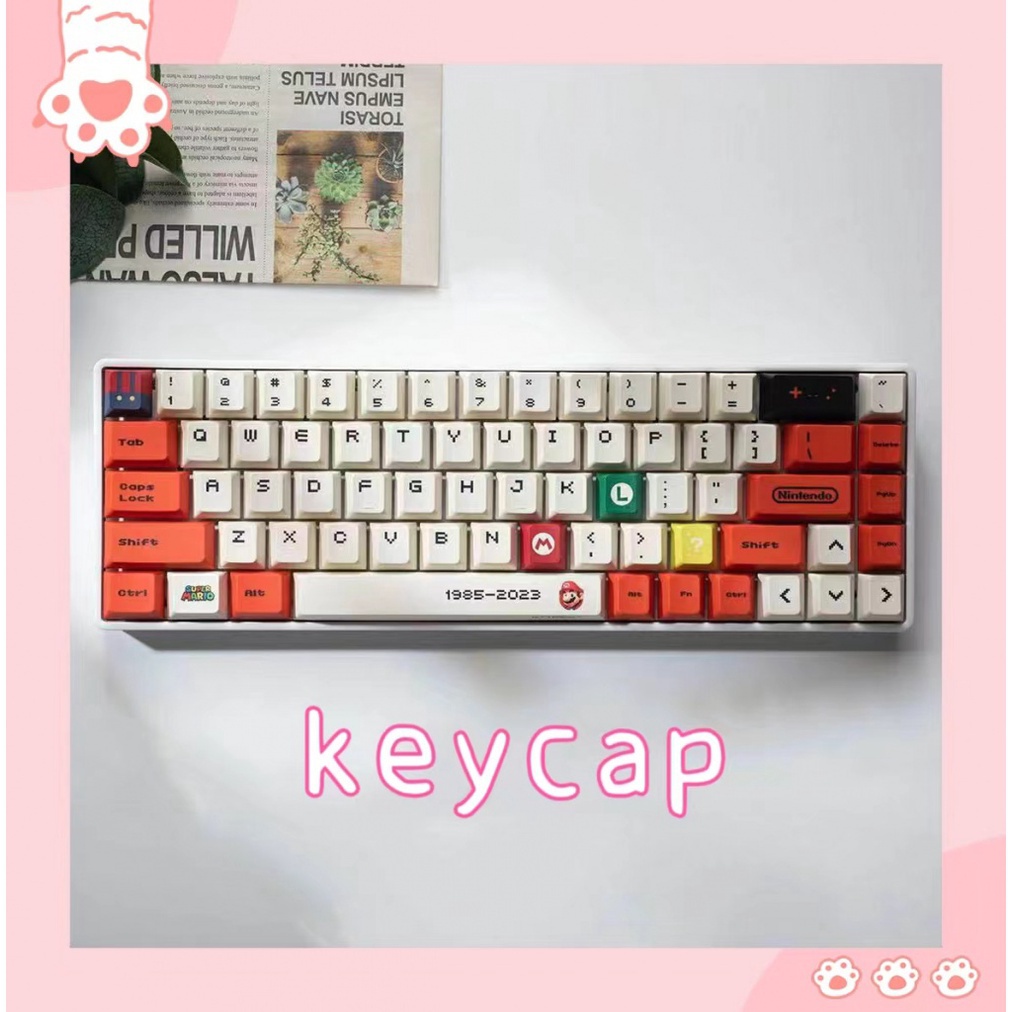 Cherry MARIO PBT MARIO Keycap for Mechanical Keyboard Sublimation ...