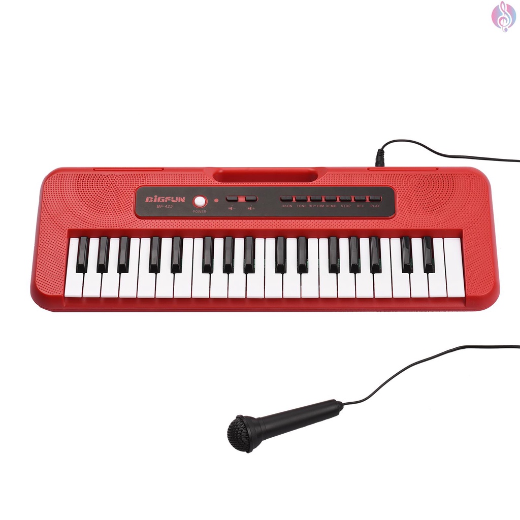 In Stock BIGFUN 37 Key Children Electronic Piano with Mini Microphone ...