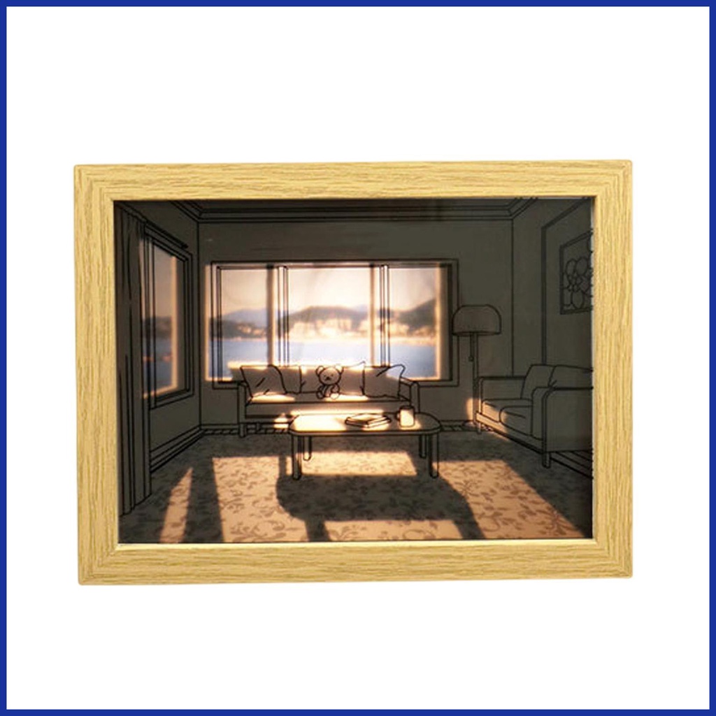 Light Up Photo Frame Led Picture Frame Art Painting Amazing Contrast ...