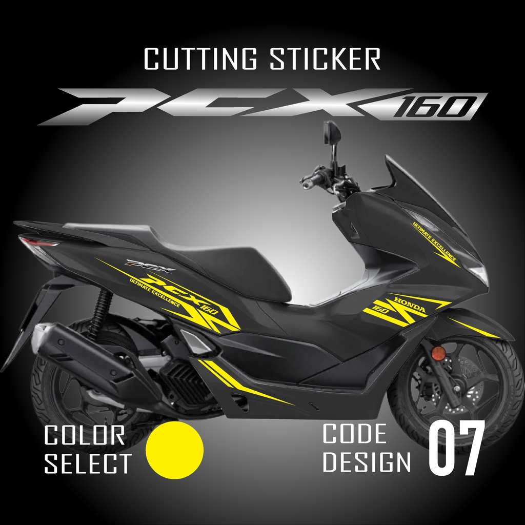 Cutting Sticker PCX 160 - Honda New PCX160 2021 2022 Motorcycle ...
