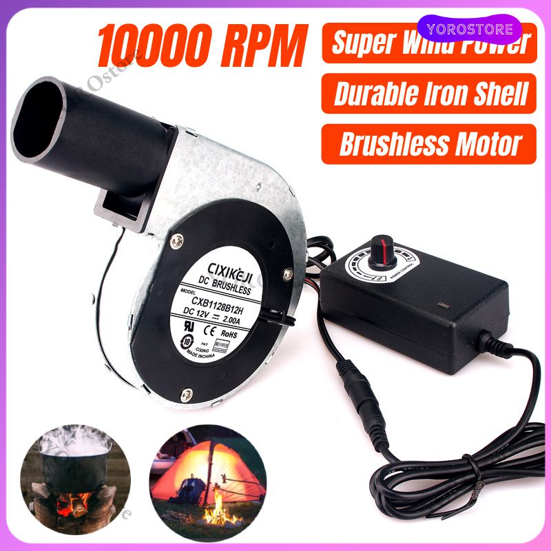 10000RPM Air Blower Protable Fan for BBQ Air Blower Turbo-Blower with ...