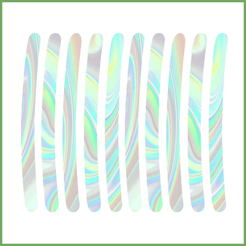 Reflective Car Tire Sticker Wheel Spoke Tube Strip Safety Warning Light ...