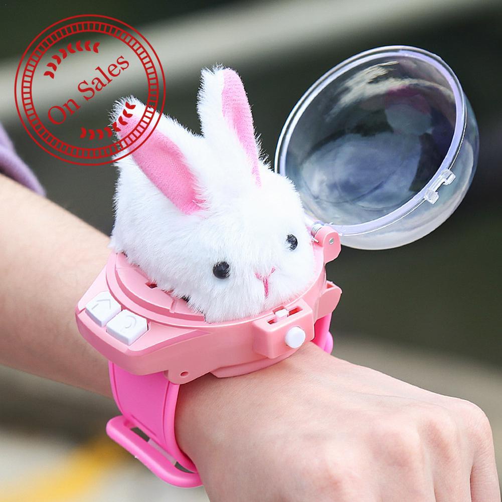 Mini Watch Control Car Cute Rabbit RC Car Accompany with Your Kids Gift ...