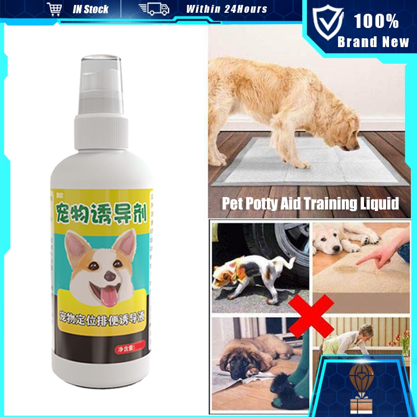 30,100ml Pet Positioning Defecation Inducer Spray Cat Dog Potty Toilet ...