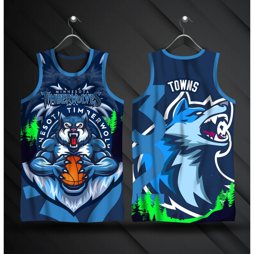 FREE CUSTOMIZE OF NAME AND NUMBER Karl-Anthony Towns Minnesota ...