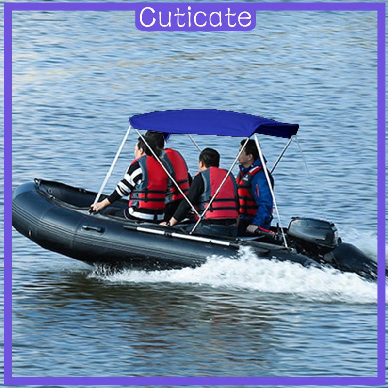 [CUTICATE] Boat Canopy, Boat Cover with Support Rod, Waterproof Bimini ...
