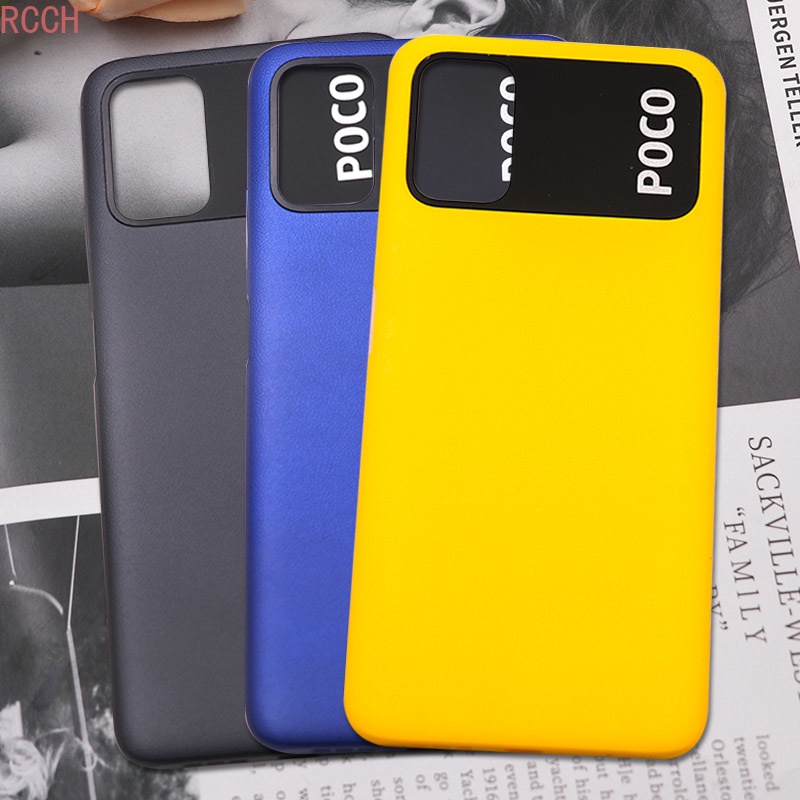 New 6.53" For Xiaomi Poco M3 M2010J19CG Battery Cover Plastic Panel ...