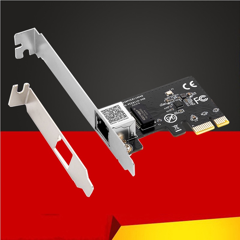 PCI Express Network Card 10/100/1000Mbps Gigabit Ethernet PCI-E X1 RJ45 ...