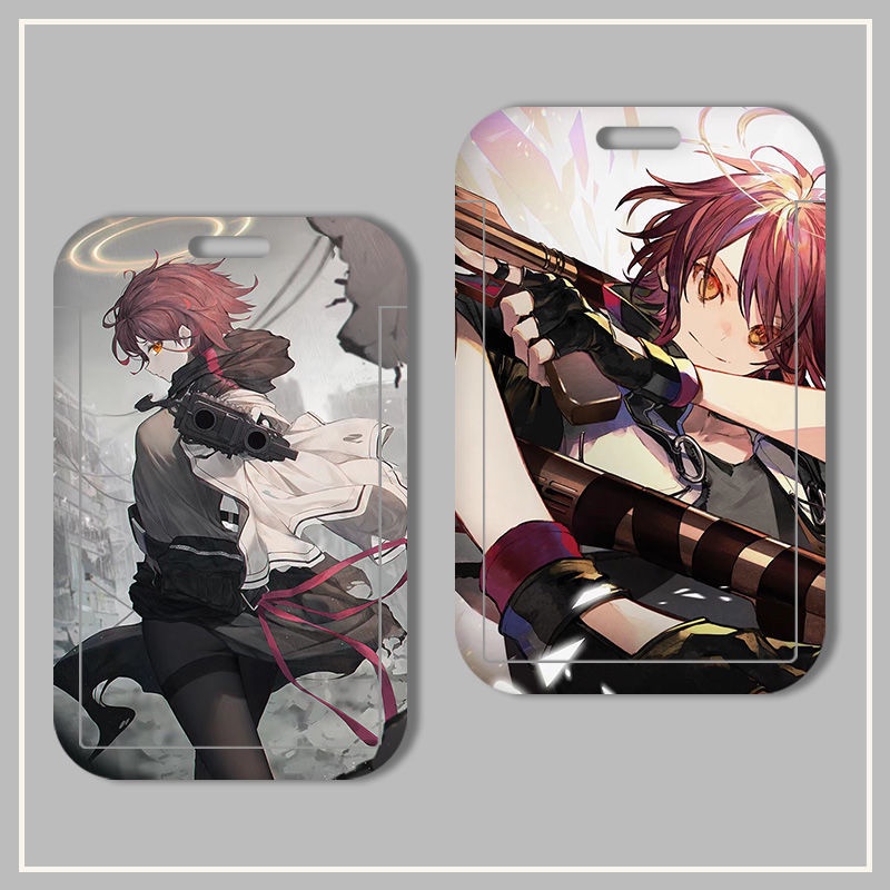 Anime Cartoon Arknights Exusiai Mostima Custom Student School ID Card ...