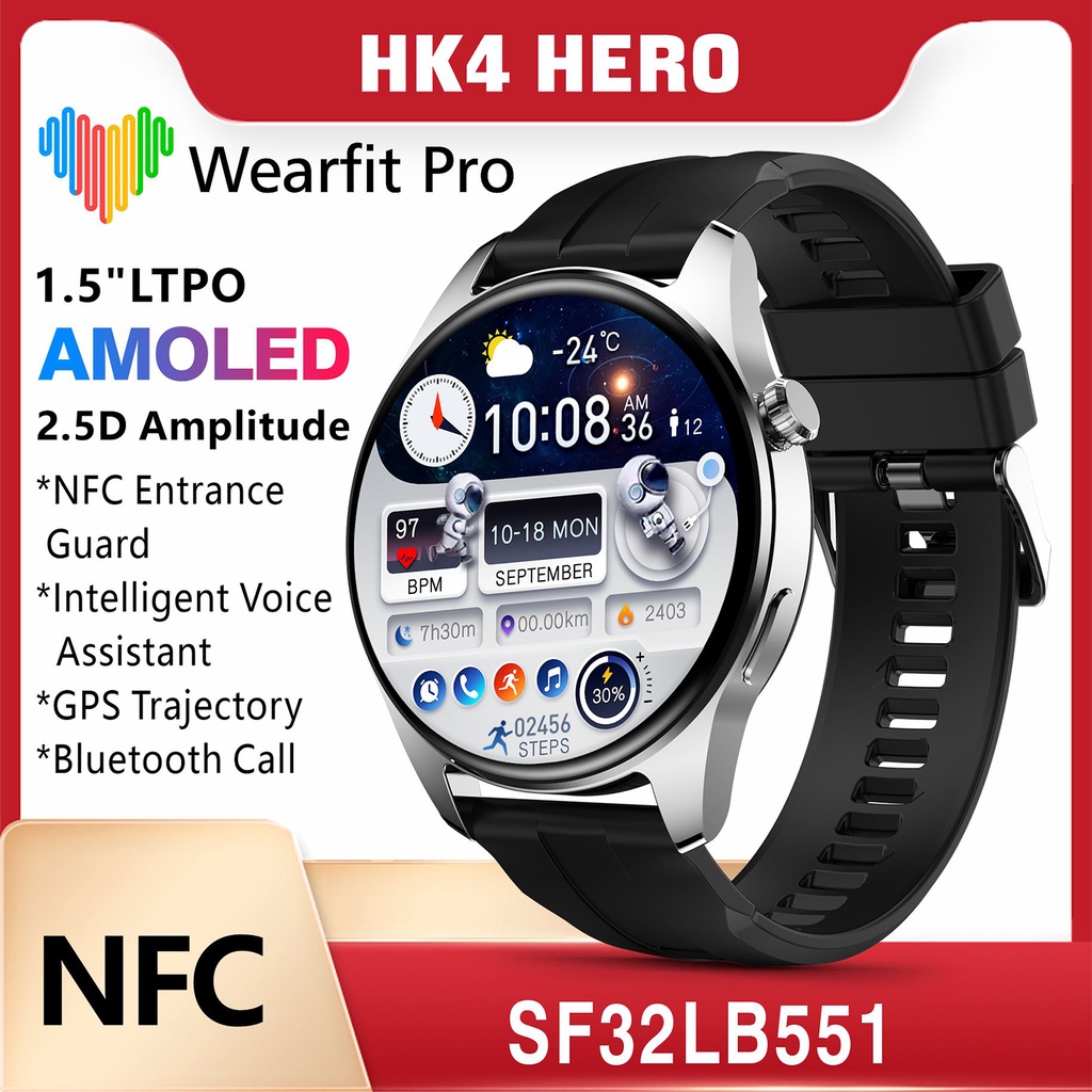 2023 New HK4 Hero Smart Watch Men High Refresh Rate AMOLED Screen NFC ... 2023 New HK4 Hero Smart Watch Men High Refresh Rate AMOLED Screen NFC ...