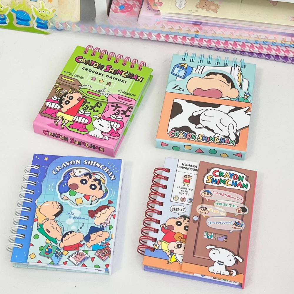 Crayon Shin-chan Notebook Cartoon Coil Book Memo Note Book Portable ...