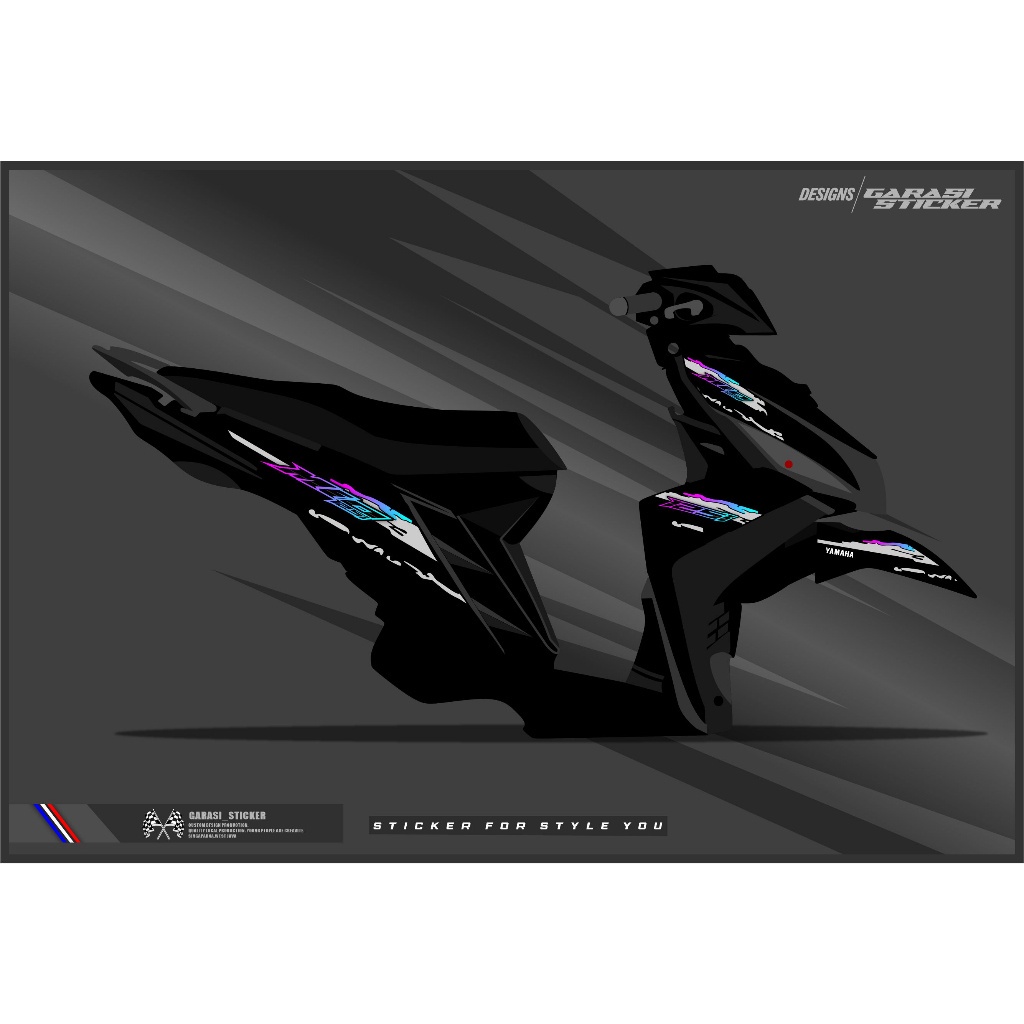 Mio M3 and Mio Z Thai Style Concept V4 Striping / Sticker | Shopee ...