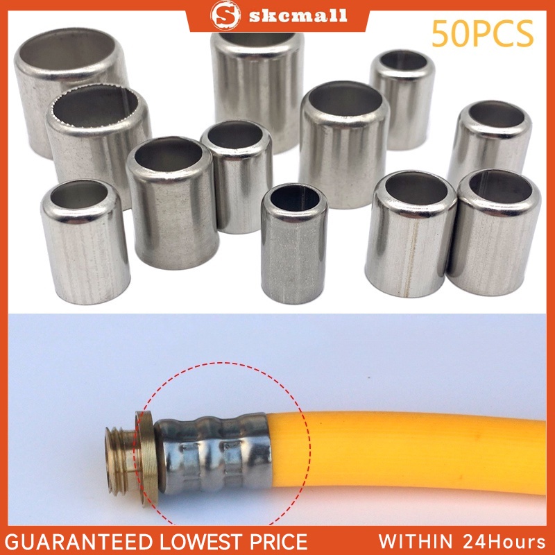 50pcs/set 14.5mm Hose Crimping Ferrule for power sprayer pressure ...