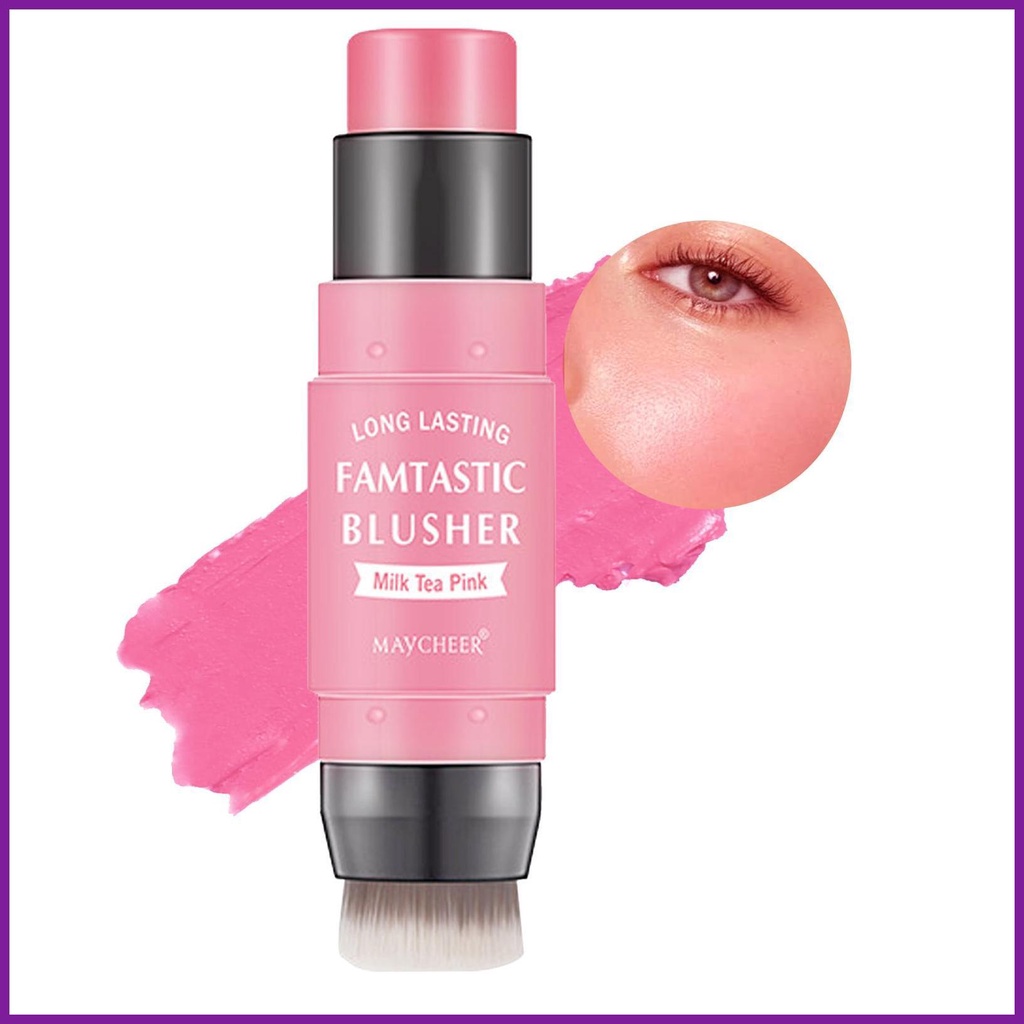 Cream Blush Stick Waterproof Blush Makeup with Cream Blush Makeup for ...