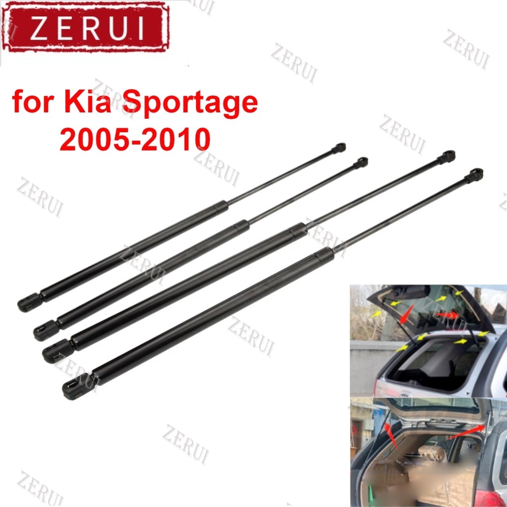 ZR For Rear Trunk Tailgate Window Glass Lift Support Rods Gas Spring ...
