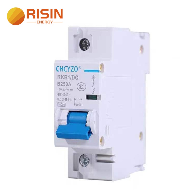 Professional Supply RISIN 1pole 2pole DC MCB 12V 24V 100V Battery ...