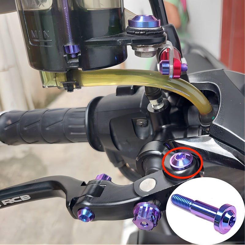 BREMBO RCB KTC Titanium Alloy Gr5 Brake Lever Bolt M6X30mm M6X40MM ...