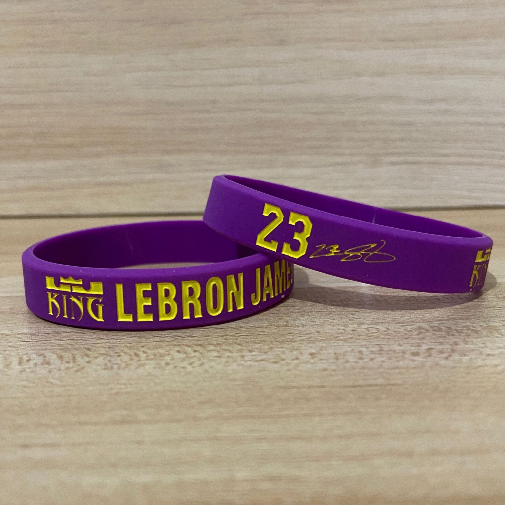 (Buy 3 get 1 free)NBA Basketball Sports Bracelet Fashion Silicone ...