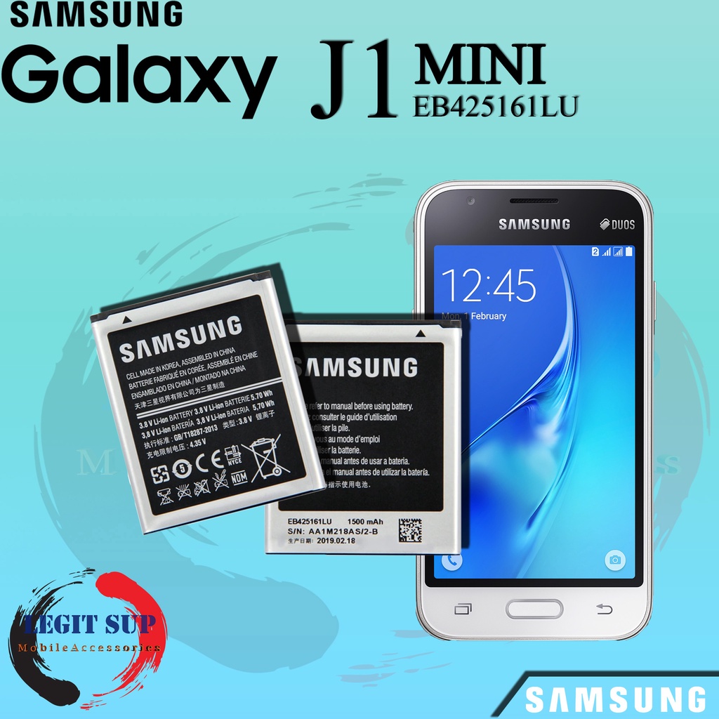 Samsung Galaxy J1 Mini Battery Model: EB425161LU 1500mAh () | Shopee ...