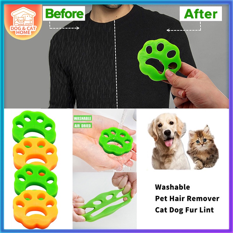 Dog&Cat hair remover washable adhesive silicon hair remover for hair ...