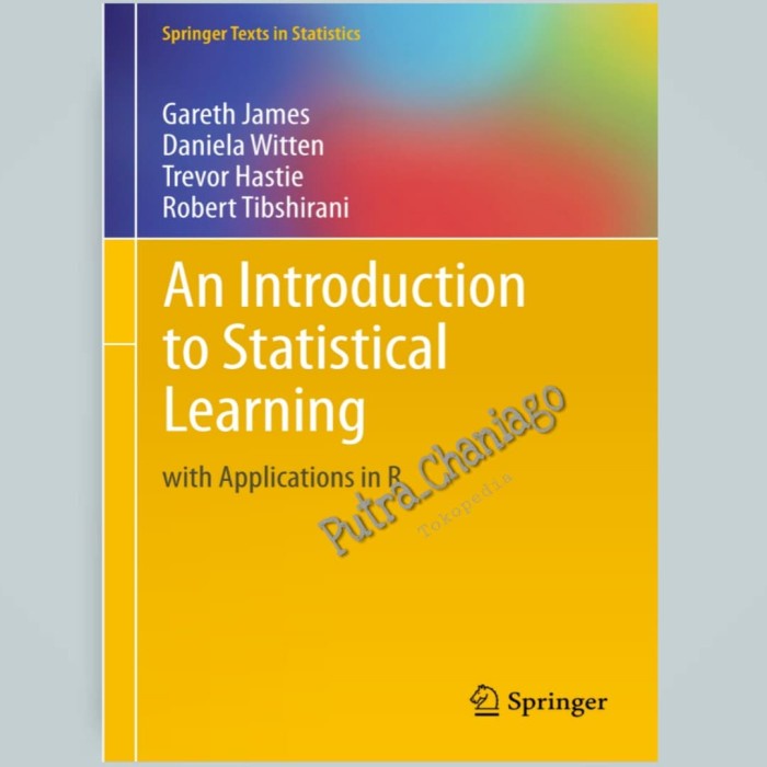 An Introduction to Statistics Learning by Gareth James | Shopee Philippines