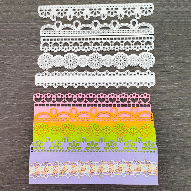 Lace Layers Border Metal Cutting Dies for DIY Scrapbook Cutting Die ...