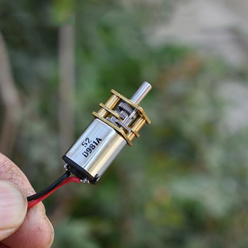 DC 3V-6V 5V 35RPM-72RPM Mini Reduction Gearbox Slow Speed Micro N20 ...