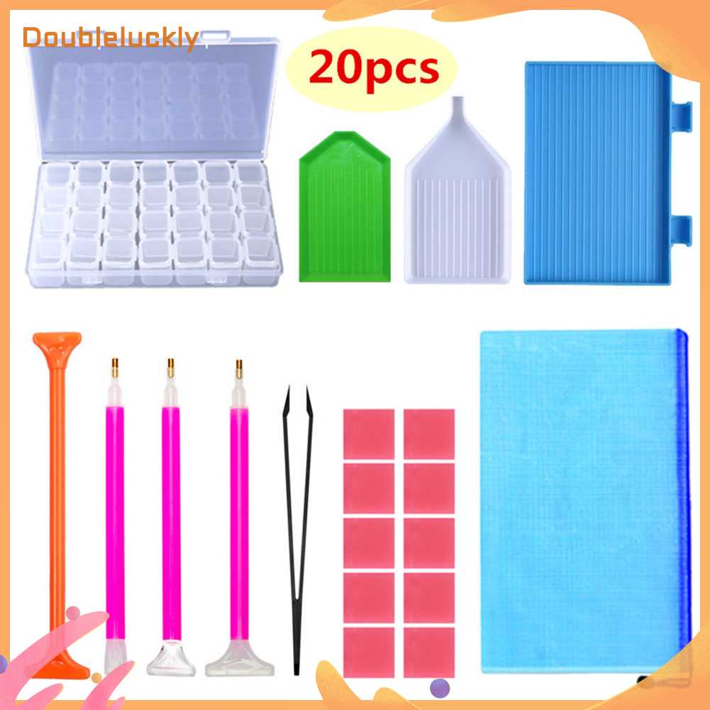 20pcs Diamond Painting Tools Set with Tools Bag Rhinestone Picture ...