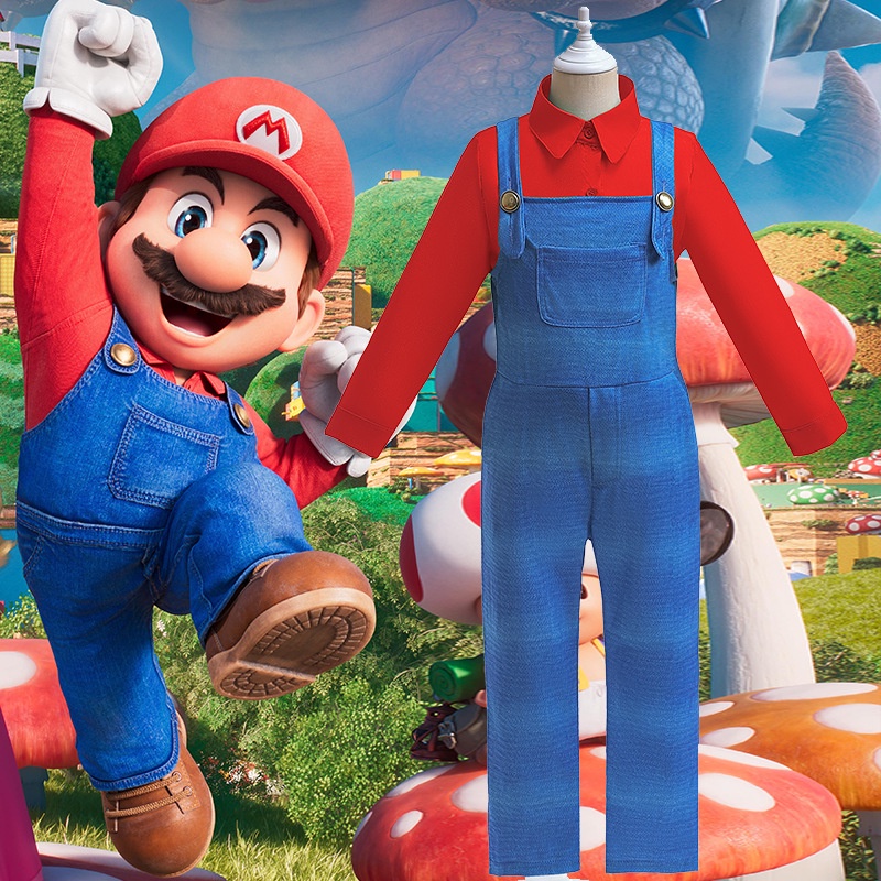 Terno for Kids Boy Set Children Clothes Super Mario Costume Cosplay ...